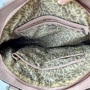 Guess | Bags | Vintage Guess Soft Pink Large Shoulder Designer Leather ...